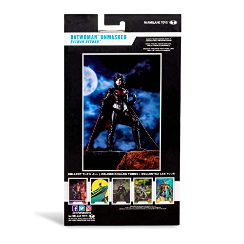 McFarlane Toys - DC Multiverse Batwoman Unmasked (Batman Beyond) 7" Action Figure with Accessories