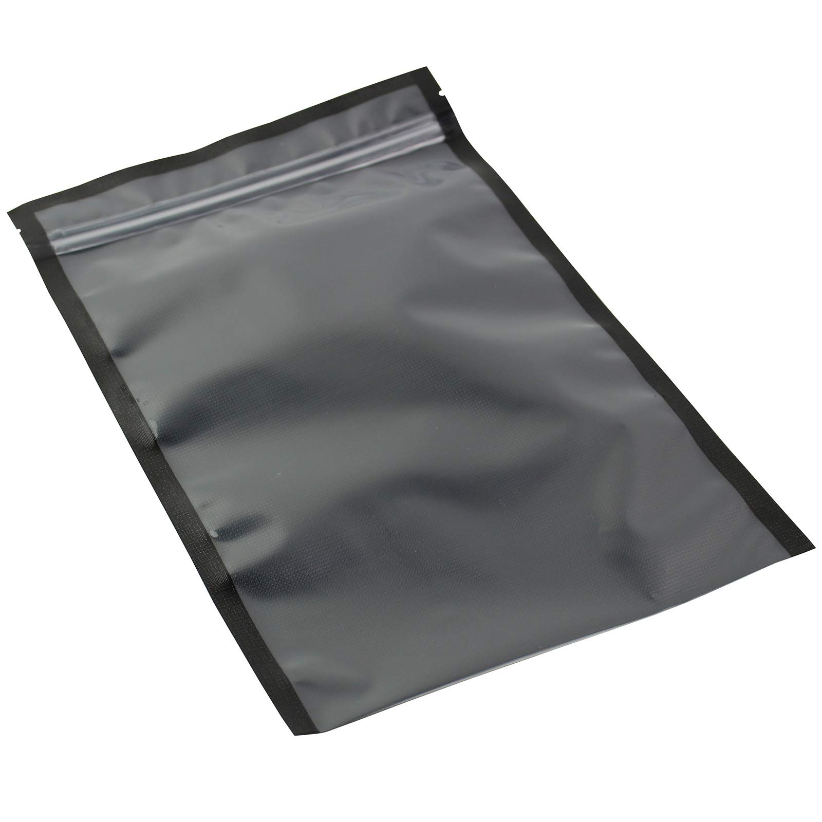 Black and Clear Food Sealer Freezer Bags for Storing Fish, Vegetables, Meat, Grains, Fruit, Nuts, and Cereal, Great Choice for Sous Vide Cooking (6" x 10")