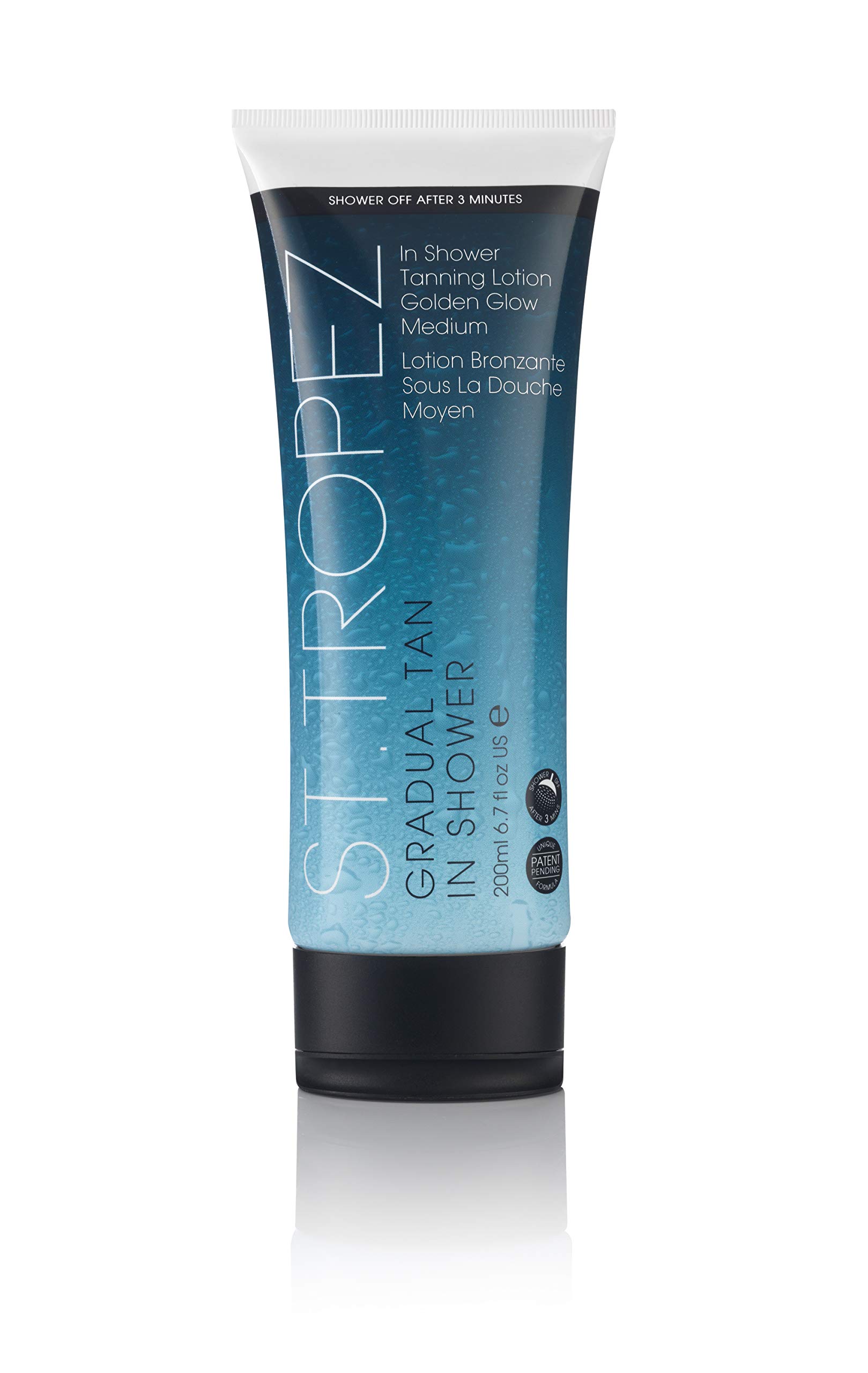 St.Tropez Gradual Tan In Shower Lotion Golden Glow, Medium, Vegan, Natural & Cruelty Free, 6.7 Fl Oz