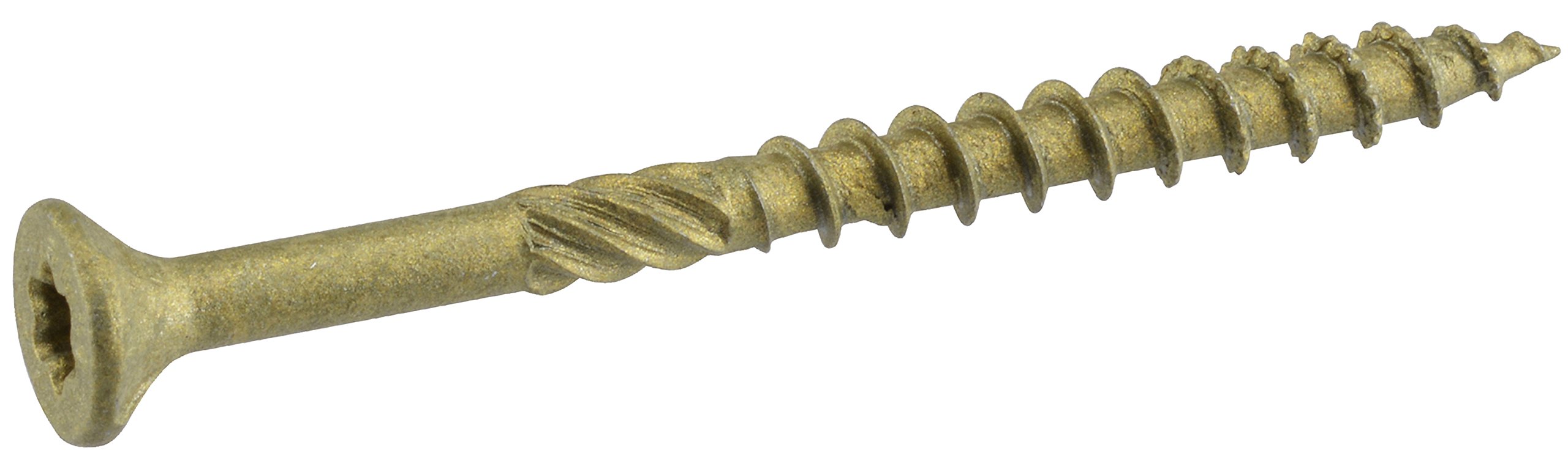 Power Pro 42483 Wood Screws, 10 x 2.5, Bronze, 45 Piece