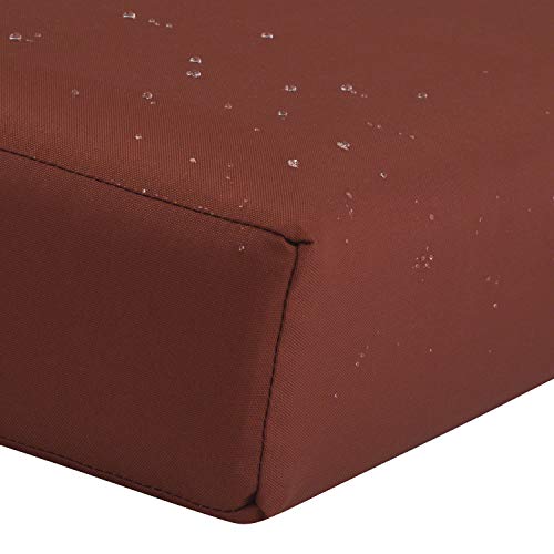 Classic Accessories Ravenna Water-Resistant 72 x 21 x 3 Inch Patio Chaise Lounge Cushion, Spice, Patio Cushion