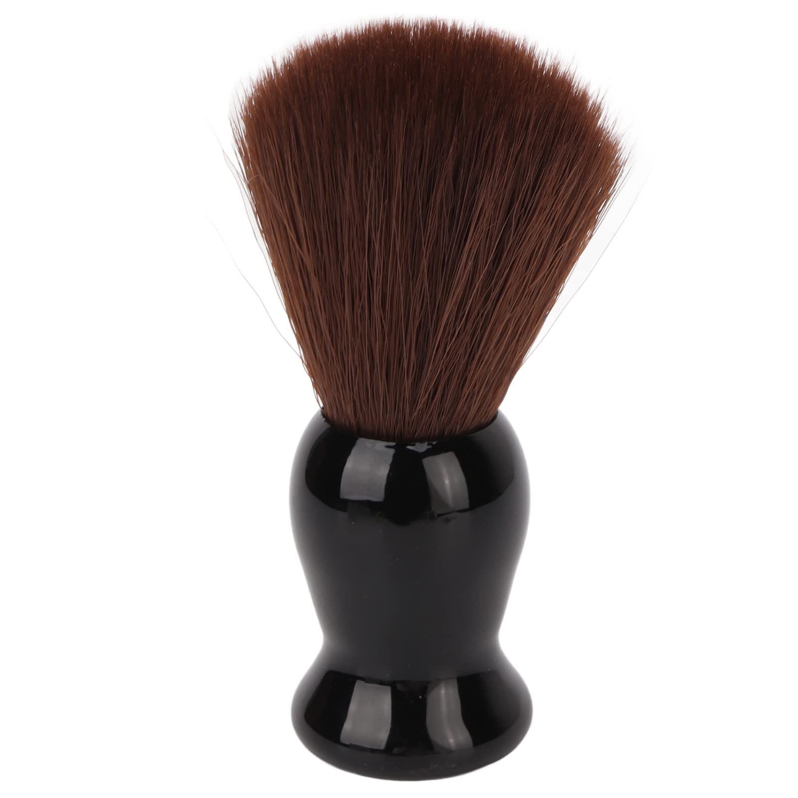 Beard Foam Brush Beard Foam Brush, Nylon Foaming Shaving Brushes Men Beard Brush Soft Brown Nylon Hair Comfortable Black Handle Beard Cleansing Grooming Brush Beard Tool Hair