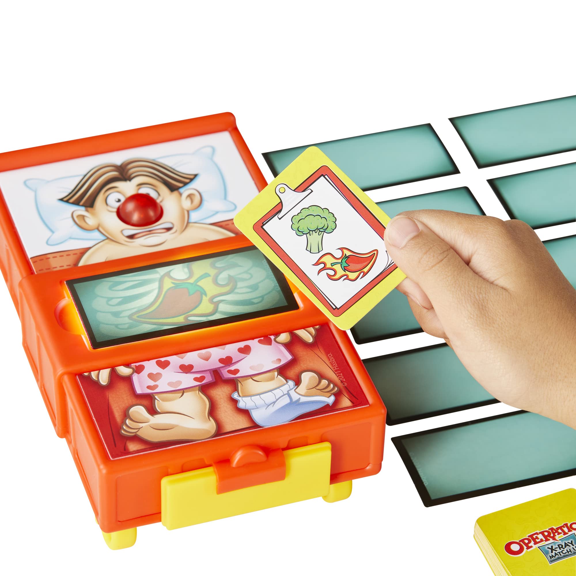 Hasbro Gaming Operation X-Ray Match Up Board Game for 2 or More Players, Matching Game for Kids Ages 4 and Up, with Lights and Sounds