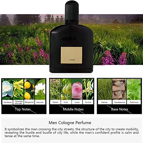 Brrnoo 25 ml 4 Bottles Men's Perfume, Perfume Mature Men Perfume Long Lasting Perfume, Lightweight Durable Perfume Cologne Perfume Set, Christmas Thanksgiving for Idea Adeau Homme