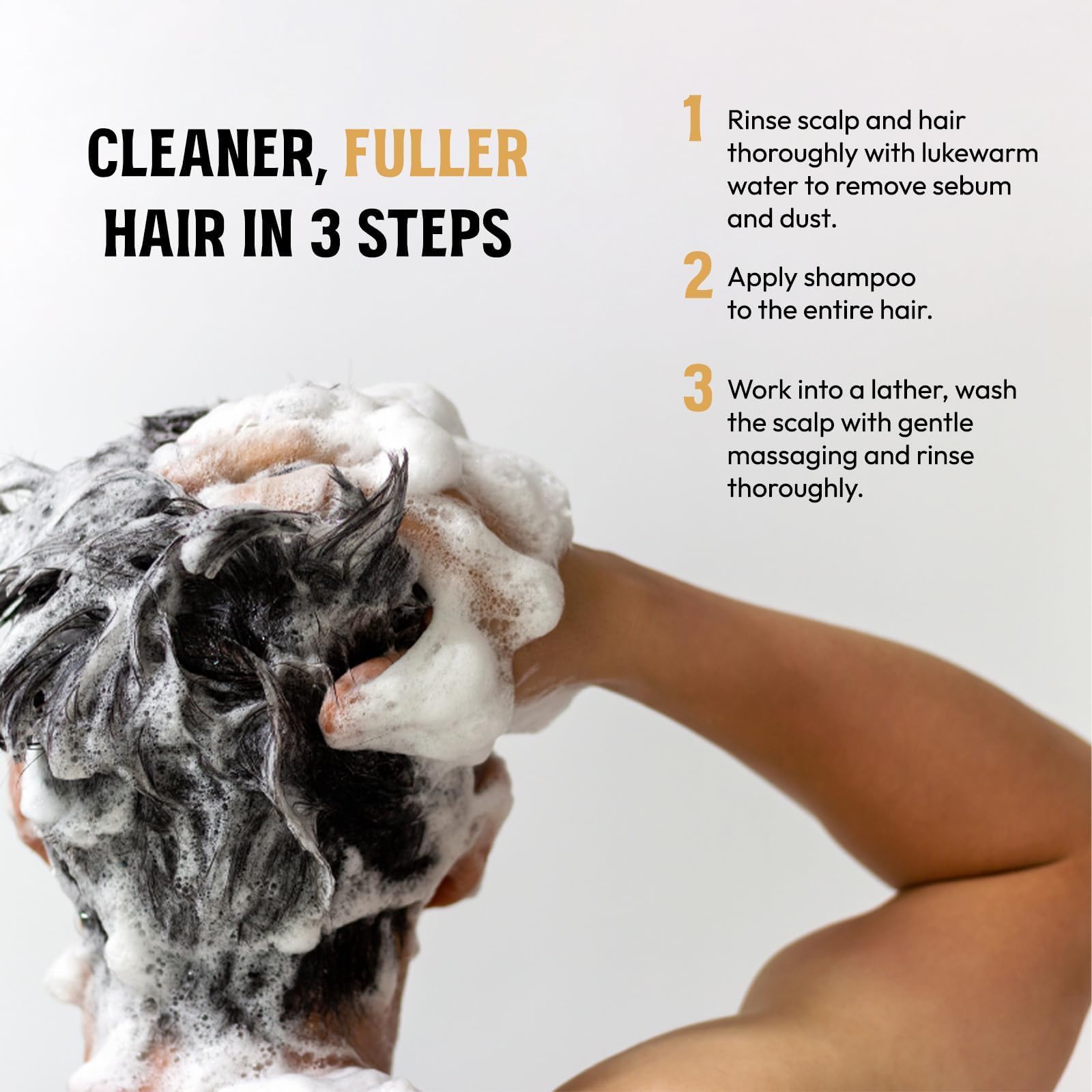 MARO17 MARO17 Collagen Shampoo Perfect Wash - Mens Shampoo for Hair Growth and Volume - Cleanses Dirt and Unnecessary Sebum - Sulfate Free + DHT Blocker and Collagen for Thicker Hair - Gifts for Men