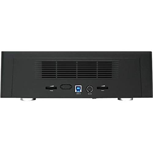 StarTech.com 4-Bay USB 3.0 To SATA Hard Drive Docking Station, USB Hard Drive Dock, External 2.5/3.5" SATA III SSD/HDD Docking Station, Hot-Swap Hard Drive Bay, Top-Loading (SDOCK4U33),Black