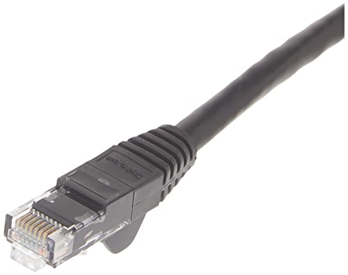 StarTech.com 4ft CAT6 Ethernet Cable - Black CAT 6 Gigabit Ethernet Wire -650MHz 100W PoE RJ45 UTP Network/Patch Cord Snagless w/Strain Relief Fluke Tested/Wiring is UL Certified/TIA (N6PATCH4BK)