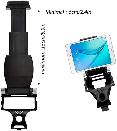 AYWFEY PS4 Controller Phone Clip with 4 Pairs Silicone Thumb Grips Caps, Mobile Phone Foldable Clamp Holder Bracket Mount Stand Compatible for Sony Playstation 4 Wireless Game Controller