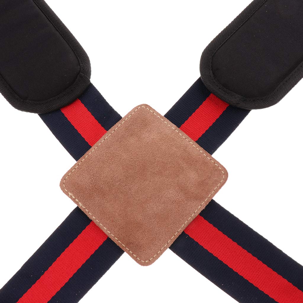 KLIZZA Replacement African Djembe Shoulder Strap Belt for Drummer Stage Performance - Red