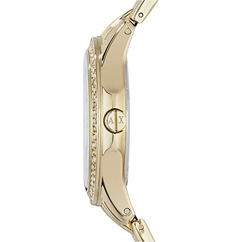 Armani Exchange Ladies Stainless Steel Watch, Color: Gold Tone (Model: AX5216)
