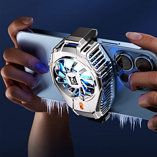 ENZZ Mobile Phone, Anti Slip Phone Semiconductor Noise Reduction Small ABS Silicone for Electronic Sports for Game Lover (Silver)