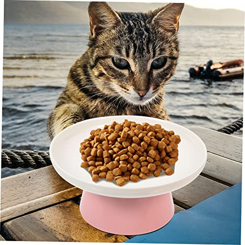 Dishes Feeding Dogs Protection Food Raised Washable Dishwasher Prevention Stand Eating House Backflow Pet Water Neck Puppy Kitten Stable Safe Supply Base Tray Easy Holder Feeder