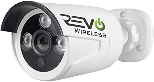 Revo America Wireless 4 Ch. NVR Surveillance System with 4 HD Wireless Outdoor Bullet Cameras