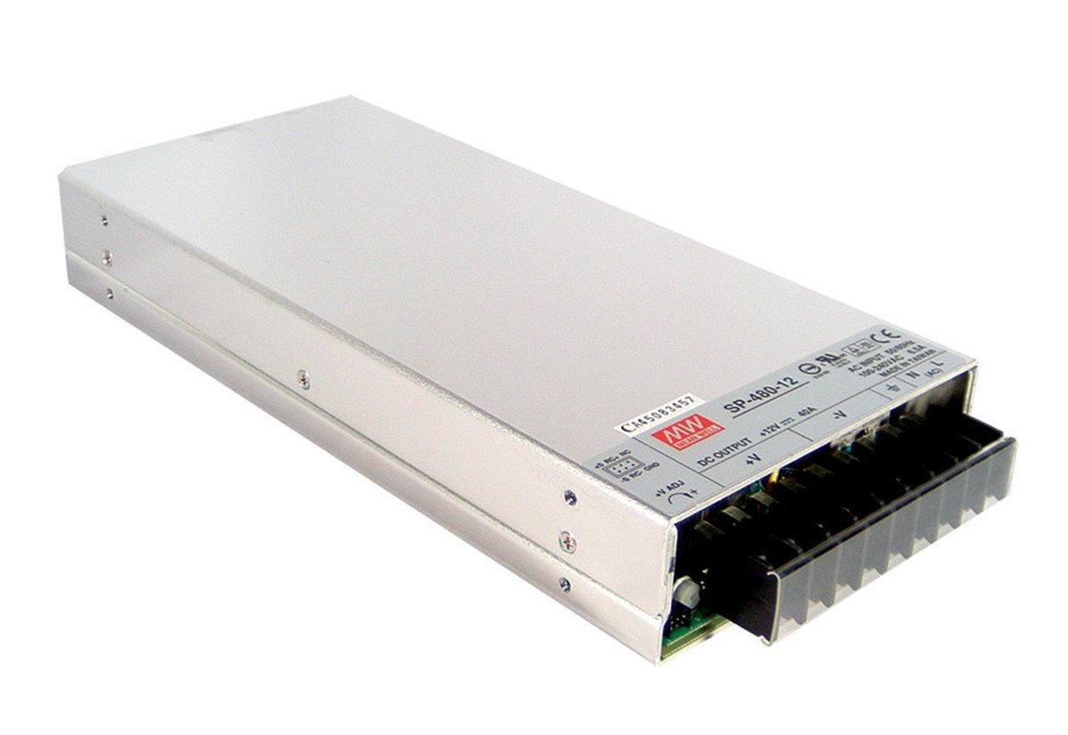 MW Mean Well SP-480-12 12V 40A 480W Single Output with PFC Function Power Supply