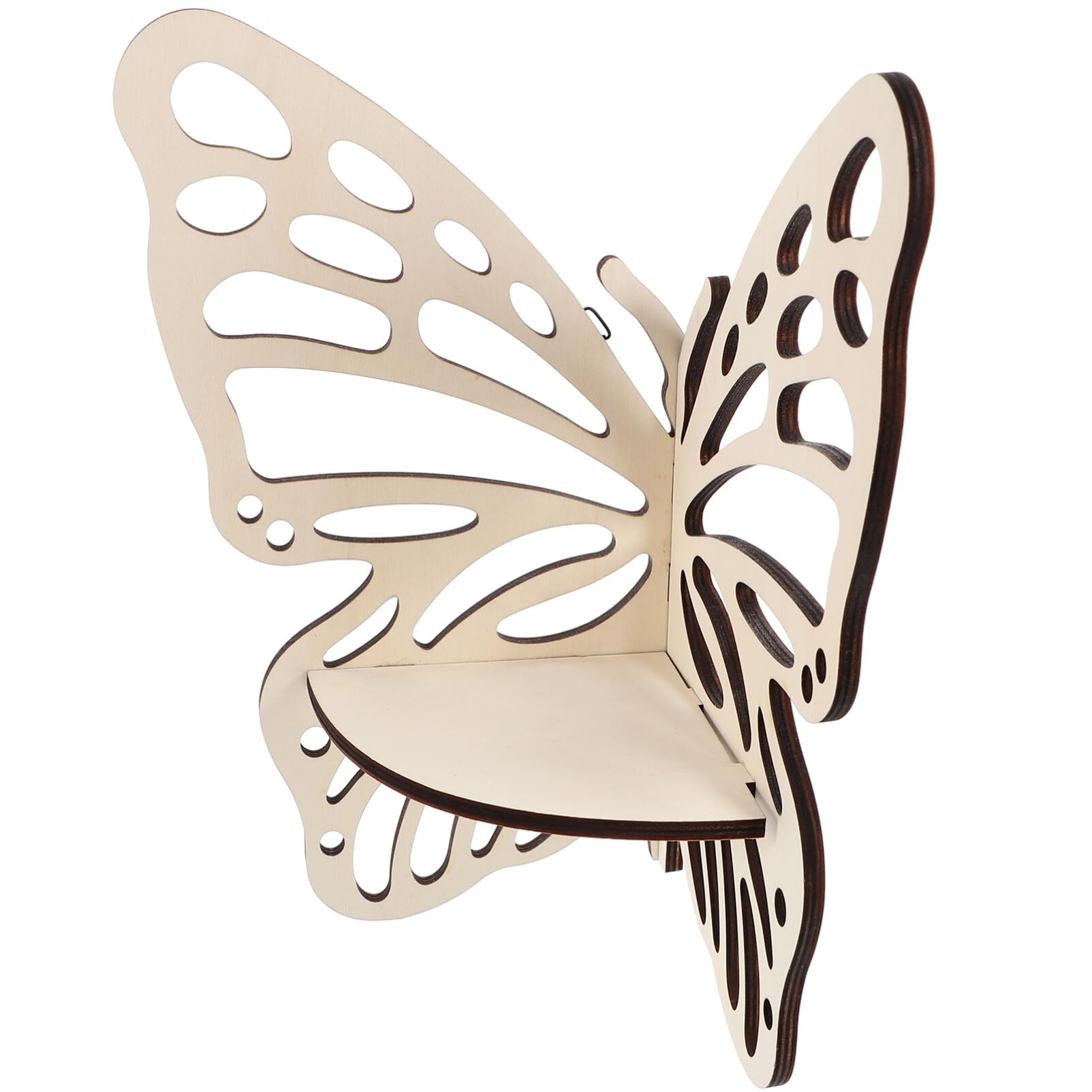 DEARMAMY Butterfly Corner Shelf Floating Shelf Display Shelf for Bedrooms Boho Cute Bathroom Kitchen Office Living Room Decor