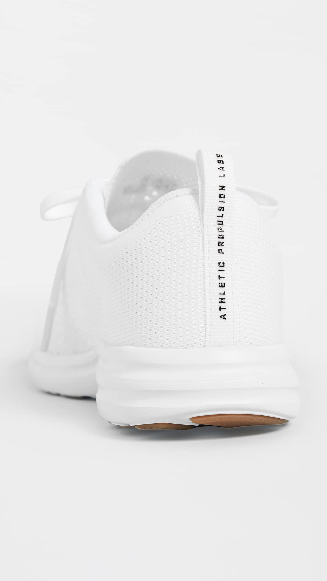 Athletic Propulsion Labs (APL) Women's Techloom Pro Sneaker, White/Black/Gum, 8.5