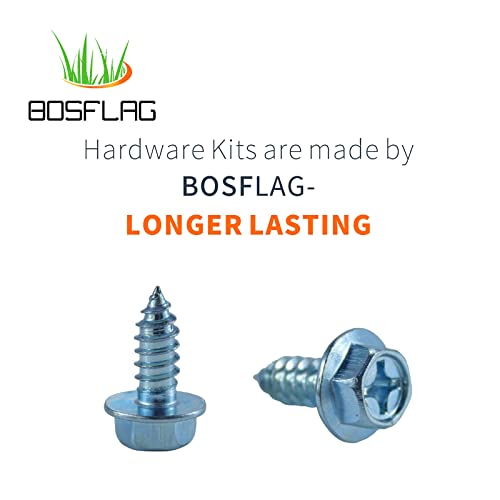 BOSFLAG 20 Pack 1/β4-β14 x 5/8 Hex Washer Self Tapping Screws Replaces MTD 710-0896, 710-0776, 710-0776A, 7100776, 7100776A, 7100896, 910-0896 for Ryobi MTD Series Snow Blowers