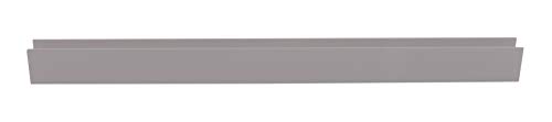 CRL Satin Nickel Frameless Shower Door Aluminum Deep U-Channel for 3/8" Thick Glass - 95 in long