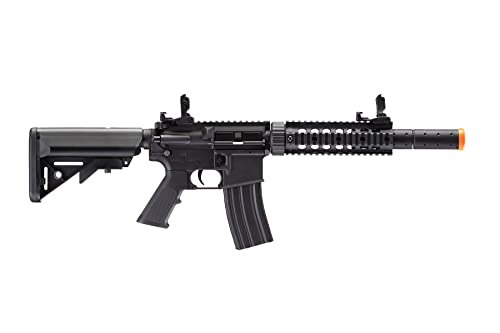 Lancer Tactical Gen 2 Airsoft Rifle SD M4 GEN 2 Polymer- Electric Full/Semi-Auto Airsoft AEG Rifle with 0.20g BBS, Charger and Battery (Black High FPS)