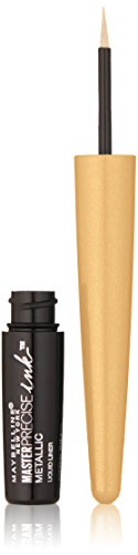 Maybelline New York Master Precise Ink Metallic Liquid Liner, Solar Gold, 0.06 Fluid Ounce