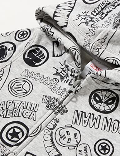 Amazon Essentials Disney | Marvel | Star Wars Boys' Fleece Zip-Up Hoodie Sweatshirts (Previously Spotted Zebra), Cars, X-Large