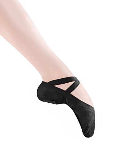 Bloch womens Pro Elastic dance shoes, Black, 6.5 Wide US