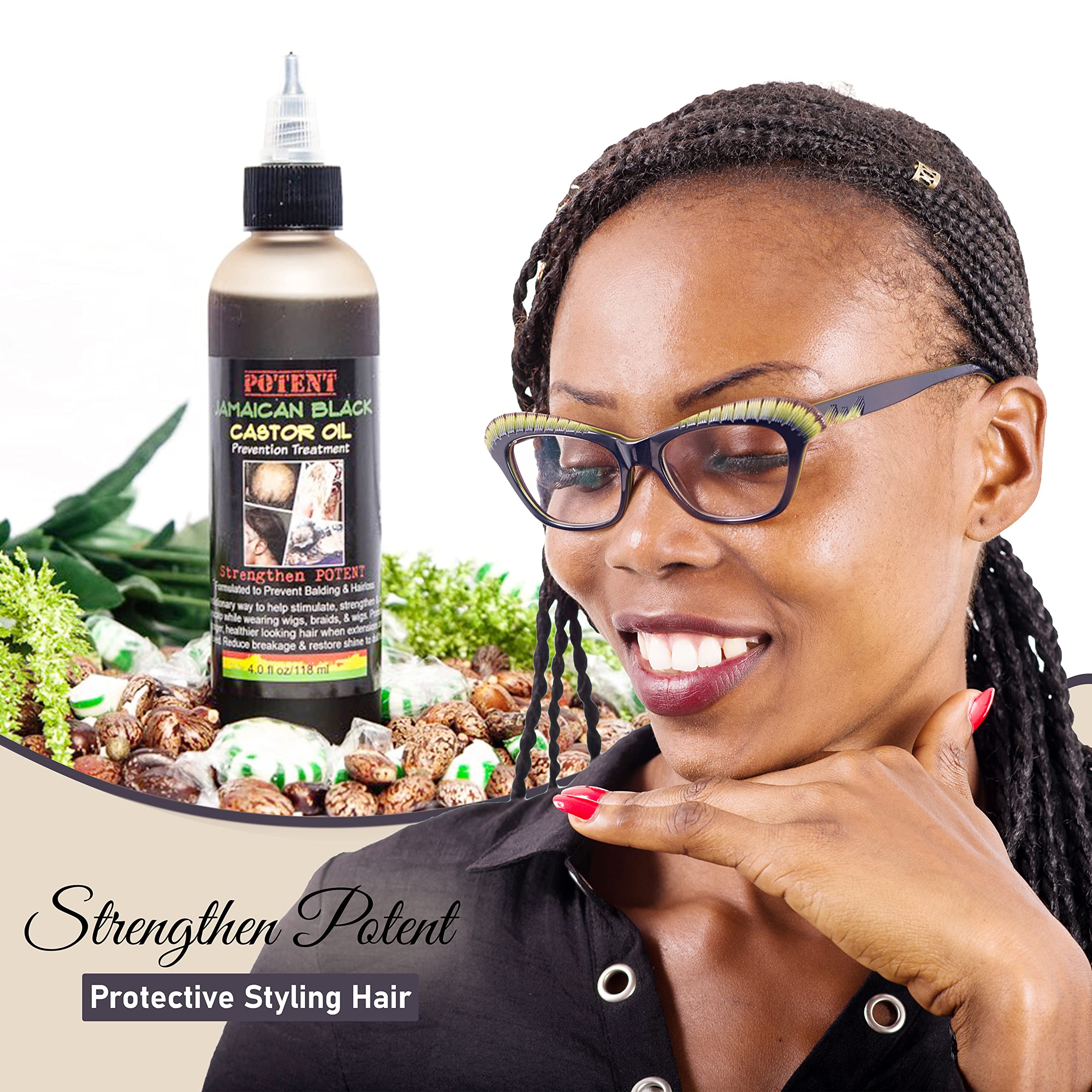 Strengthen Jamaican Black Black Castor Oil Scalp Treatment (FOR PROTECTIVE STYLES)