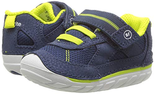 Stride Rite Soft Motion Jamie Running Shoe, Navy, 3 M US Infant