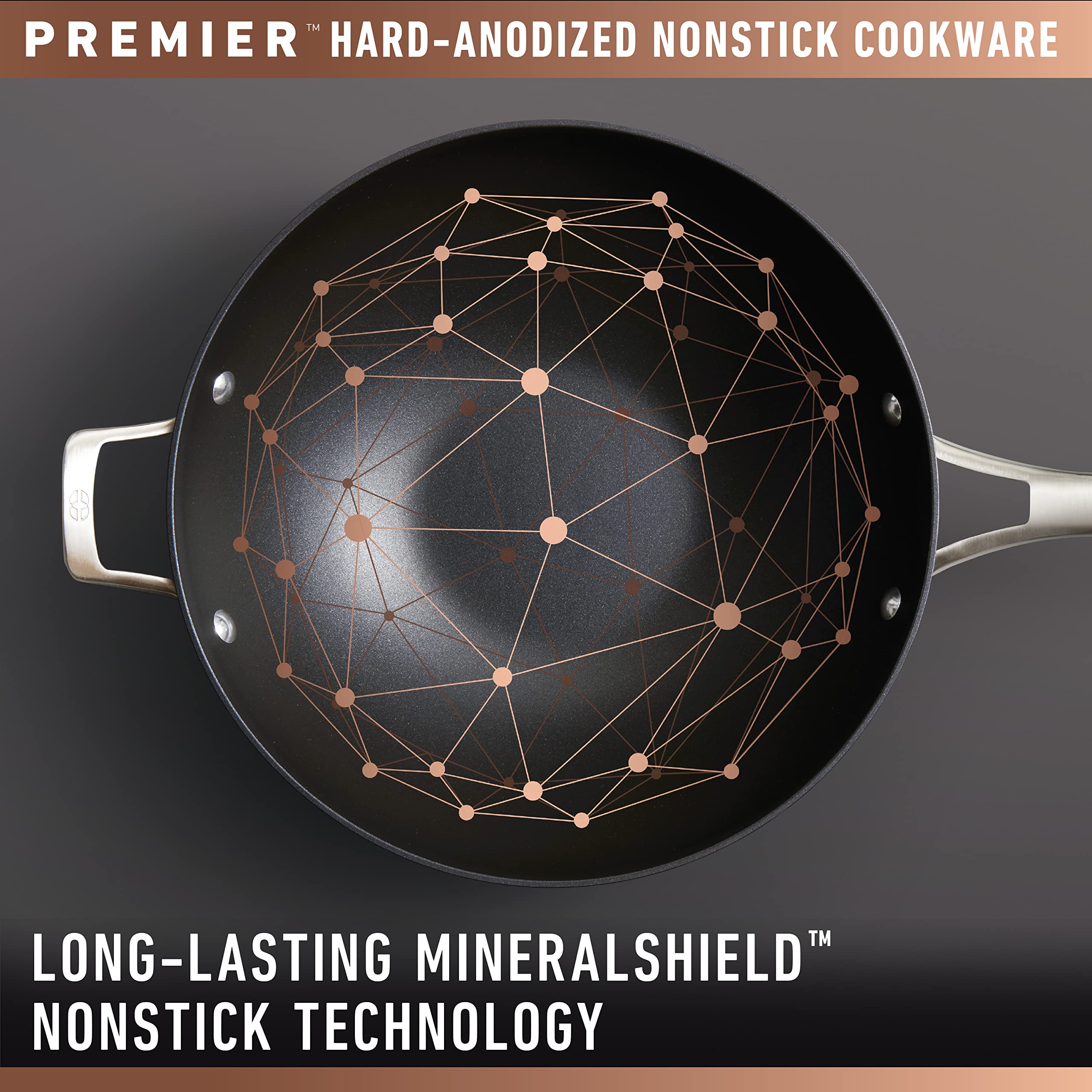 Calphalon Premier Hard-Anodized Nonstick 3.5-Quart Sauce Pan with Lid