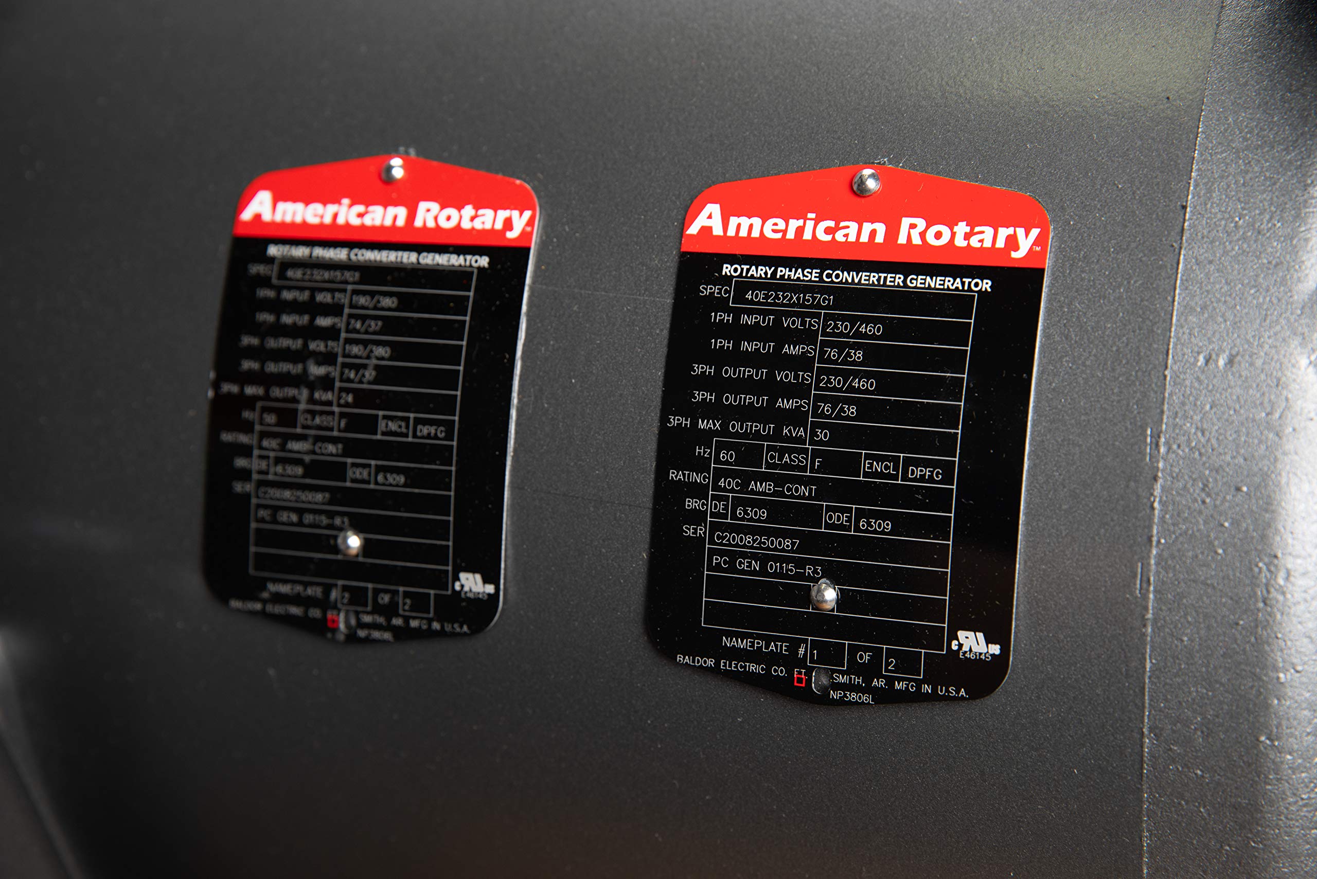 Rotary Phase Converter 10HP 1 to 3 Phase ADX10 CNC Extreme Duty | Can Start up to a 5Hp / 14 Amp 208-240v Load