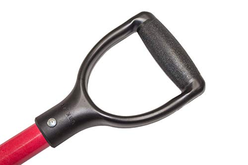 Bully Tools 92400 Snow/Grain Shovel. Fiberglass Dgrip Handle.
