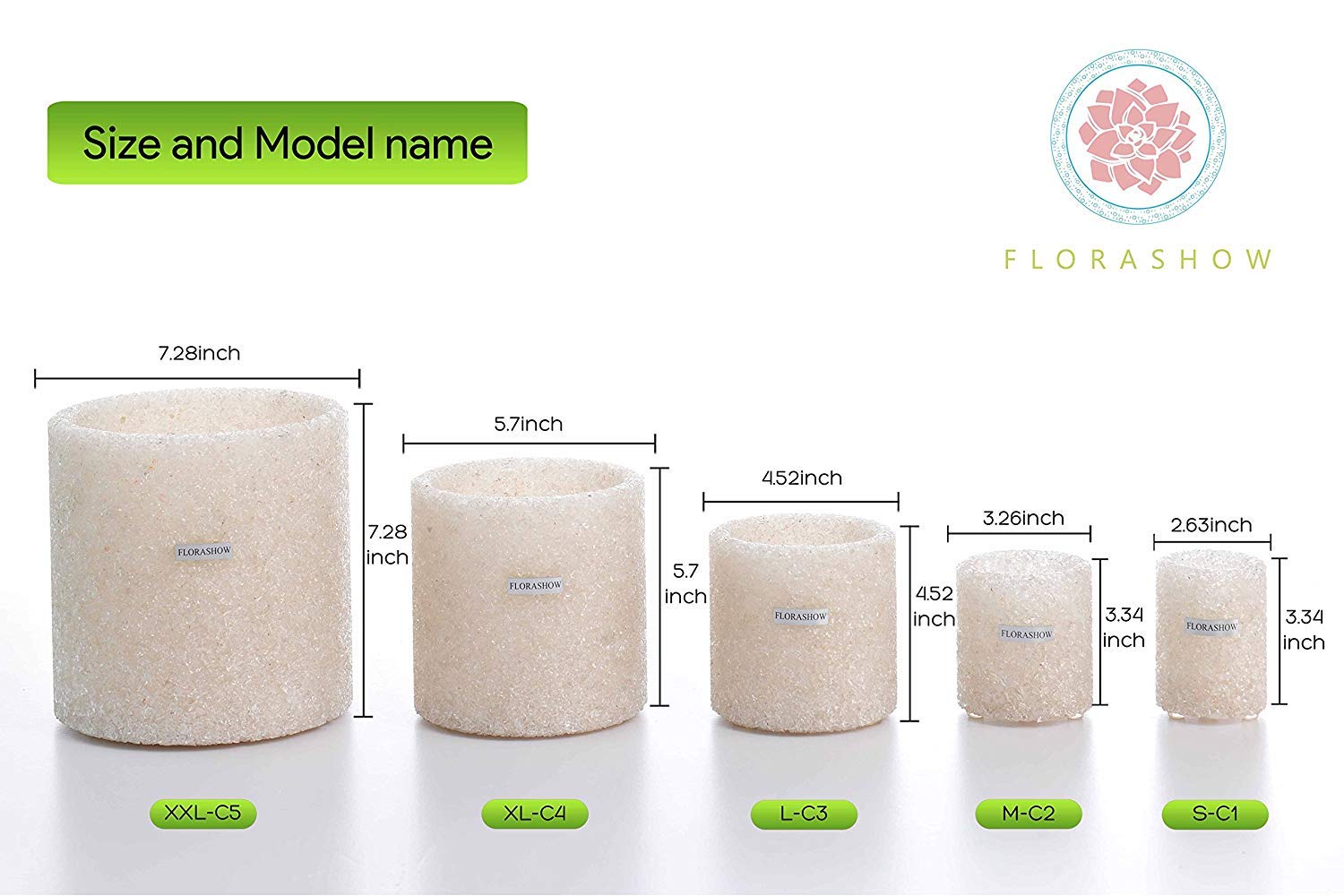 FLORASHOW Succulent Pots,White Crystal Materials Mini 3.26 inch Succulent Planter Pot, Ultra-Breathable, Water-Permeable Suitable for Succulents, Cactus, Smaller Plants and More
