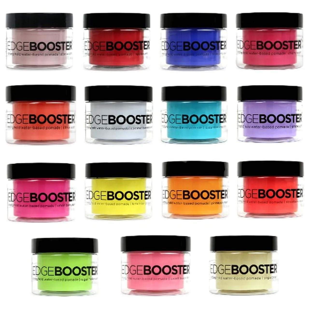Style Factor Edge Booster Strong Hold Water-Based Pomade 3.38oz - Lemon Candy Scent