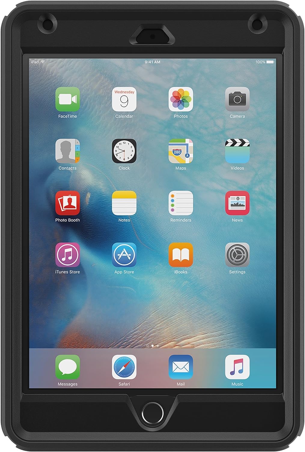 OtterBox Defender Series Case for iPad Mini 4 (ONLY) - Retail Packaging - Black
