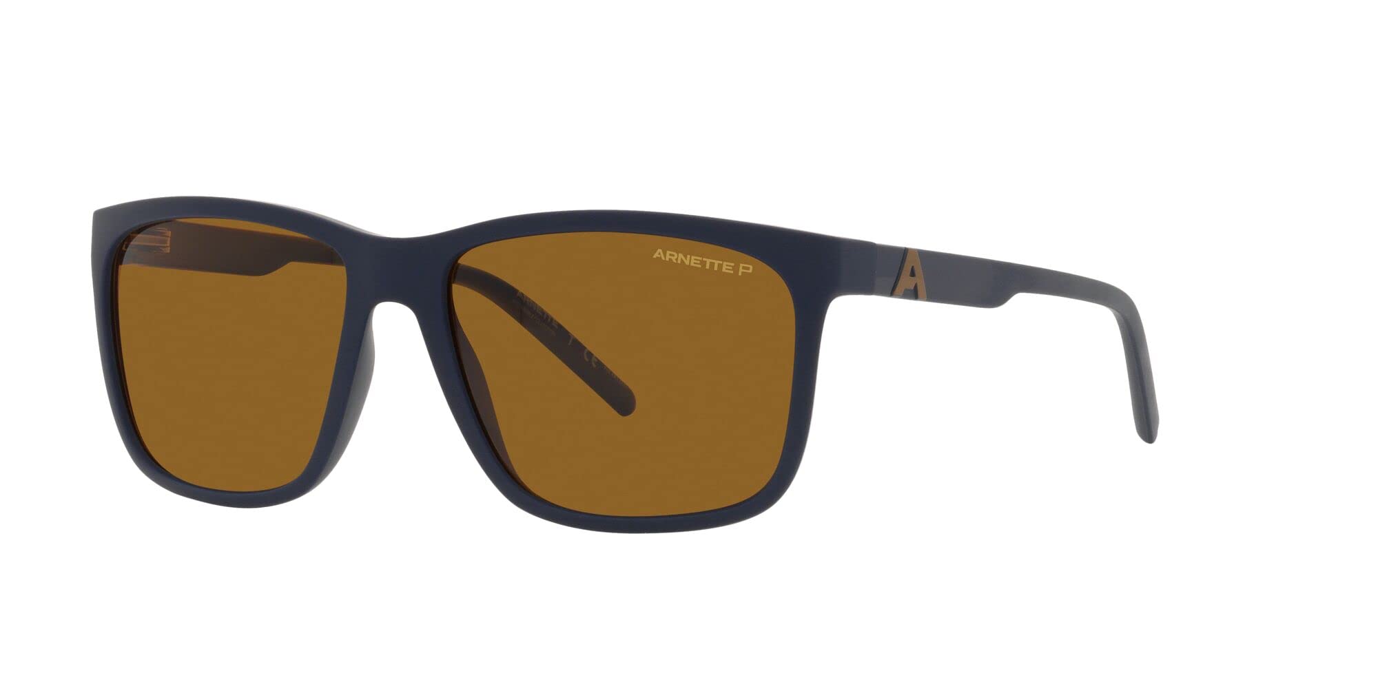 ARNETTE Man Sunglasses Matte Havana Frame, Polarized Dark Grey Lenses, 56MM