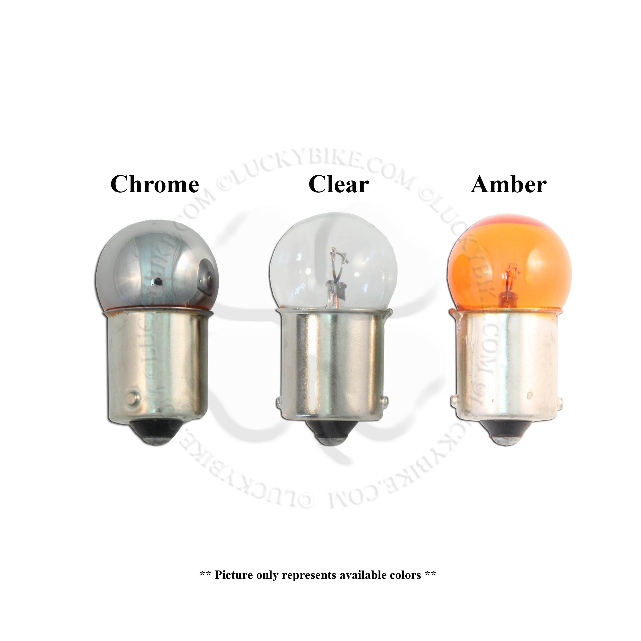 Amber 4x Light Bulb 1156 BA15S 23W Turn Signal Blinker Single Filament Lamp