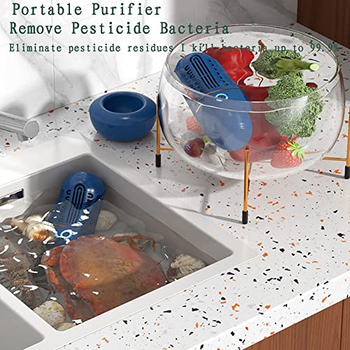 Capsule Fruit And Vegetable Purifier 4400mah Wireless Induction Charging, Used To Purify Fruits And Vegetables, Seafood, Meat, Cereals, Etc,smart Home Products