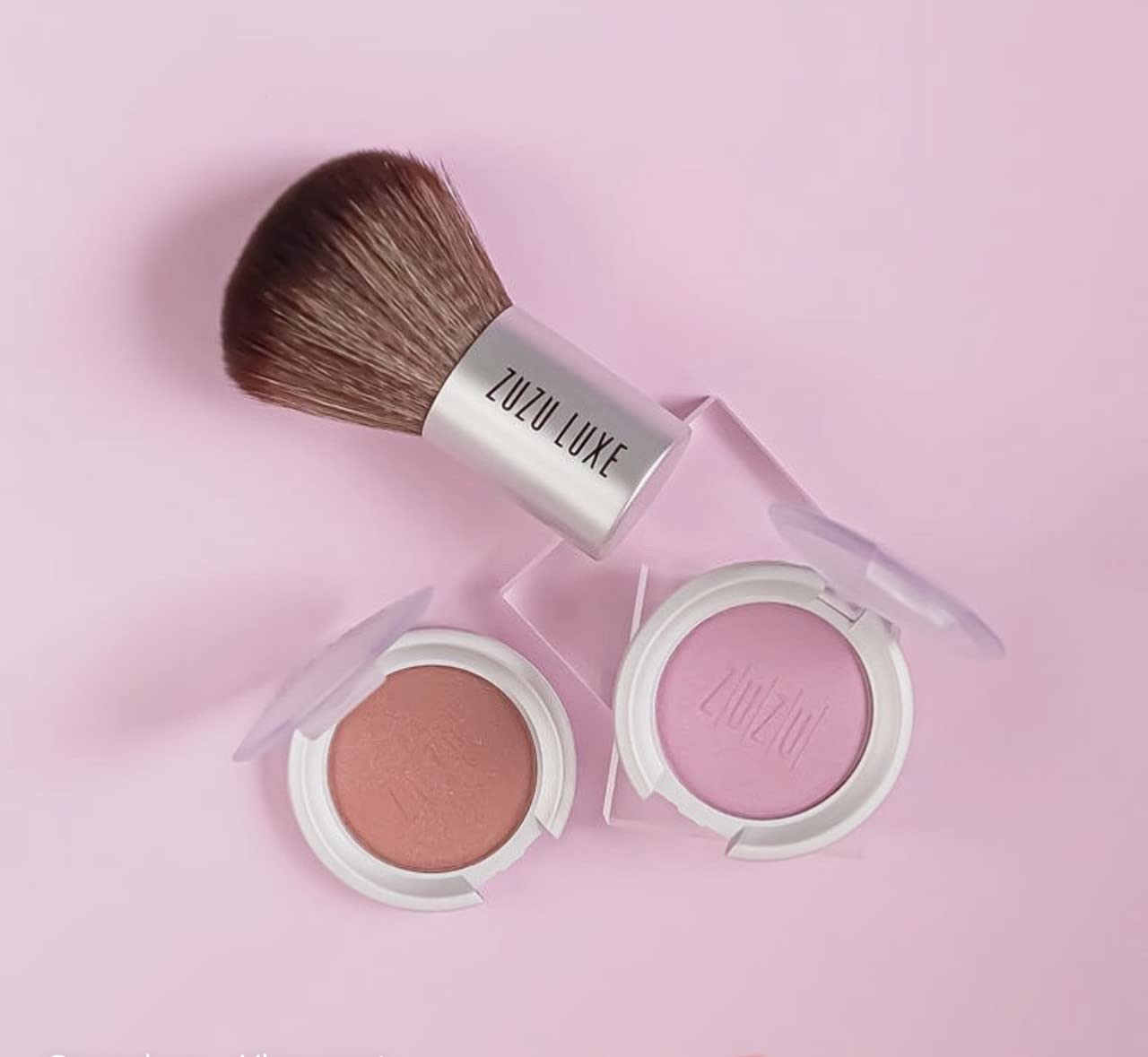 ZUZU LUXE Mineral Blush (Haze - Raspberry/Warm Shimmer), Natural, Paraben Free, Vegan, Gluten-free, Cruelty-free, Non GMO, 0.1 oz.
