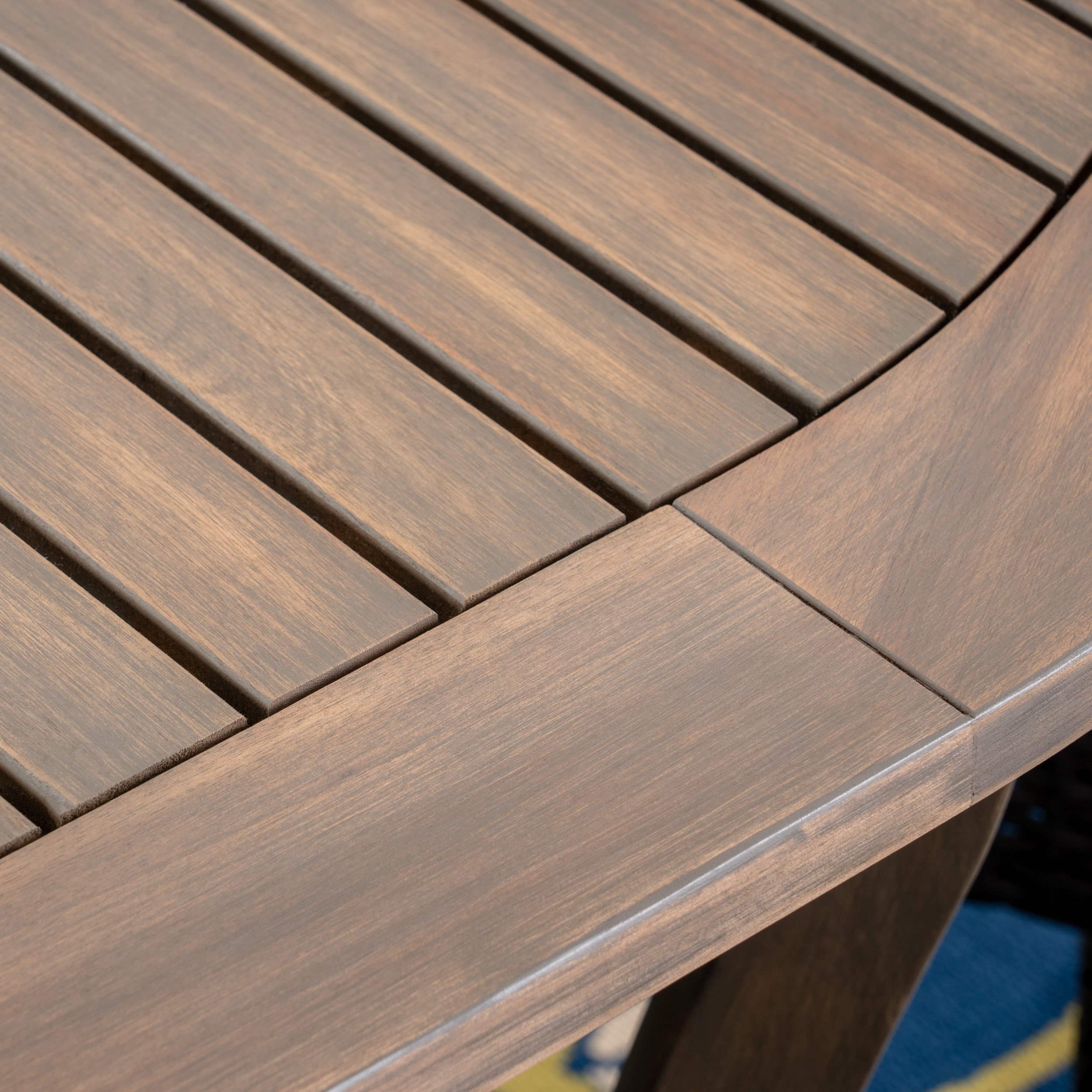 Christopher Knight Home 305157 Baia Outdoor Acacia Wood 70" Oval Dining Table, Gray Finish