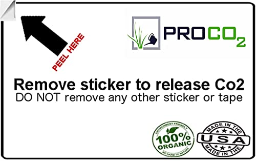 CO2 for Indoor Grow Tent - Ready to Use - Carbon Dioxide Boost for Indoor Grow Rooms - from Sprouting to Vegetative Growth Through Flowering - One XL Bucket Covers up to an 3'x3’ Tent