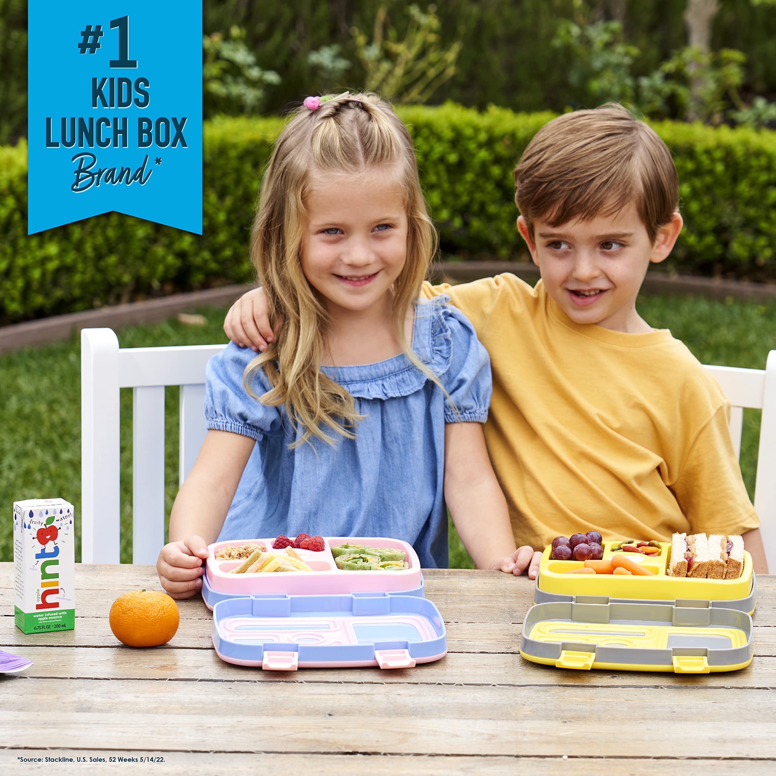 Bentgo® Kids 14” Backpack Set With Kids Prints Lunch Box (Trucks)