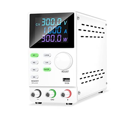 EZGA DC Power Supply Variable DC Power Supply Lab Programmable Memory Function Adjustable Bench Power Source Voltage Regulator Switch Current Stabilizer for Spectrophotometer and lab Equipment Repair