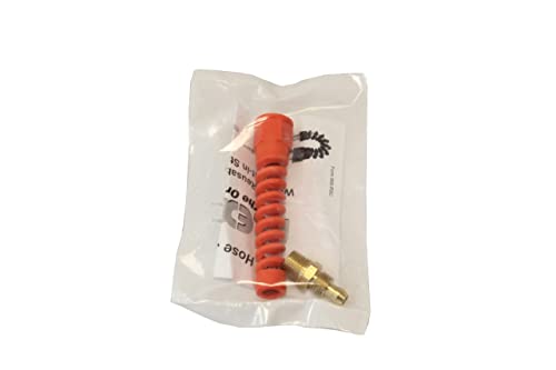Coilhose Pneumatics PRM0404SRQ Reusable Strain Relief Fitting For 1/4-Inch Flexeel (R) Air Hose, 1/4-Inch MPT Rigid