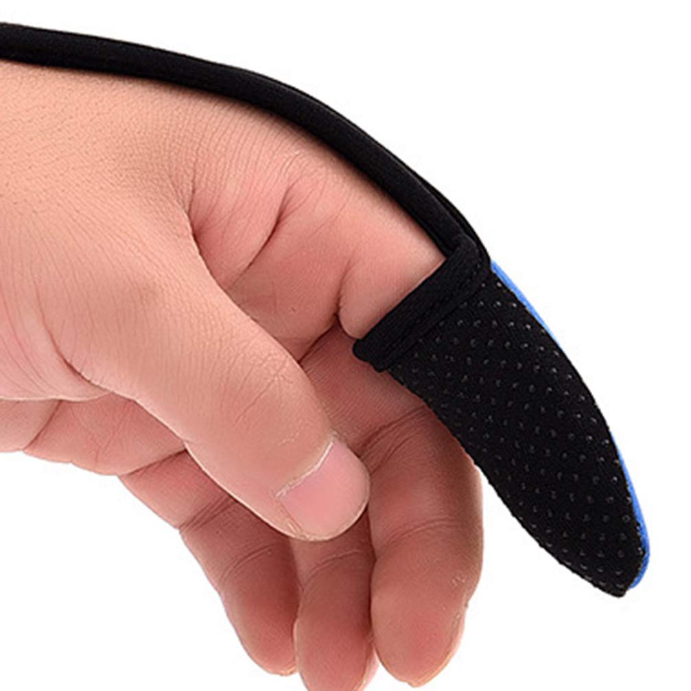 BESPORTBLE 3pcs Fishing Fish Single Finger Stall Protector Glove Gloves Sea Surf Casting Fly Braid Line Non-Slip Outdoor Protective Gloves