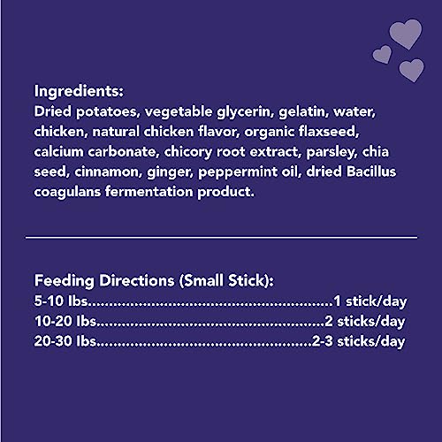 Get Naked Grain Free 1 Pouch 6.2 Oz Digestive Health Dental Chew Sticks, Small