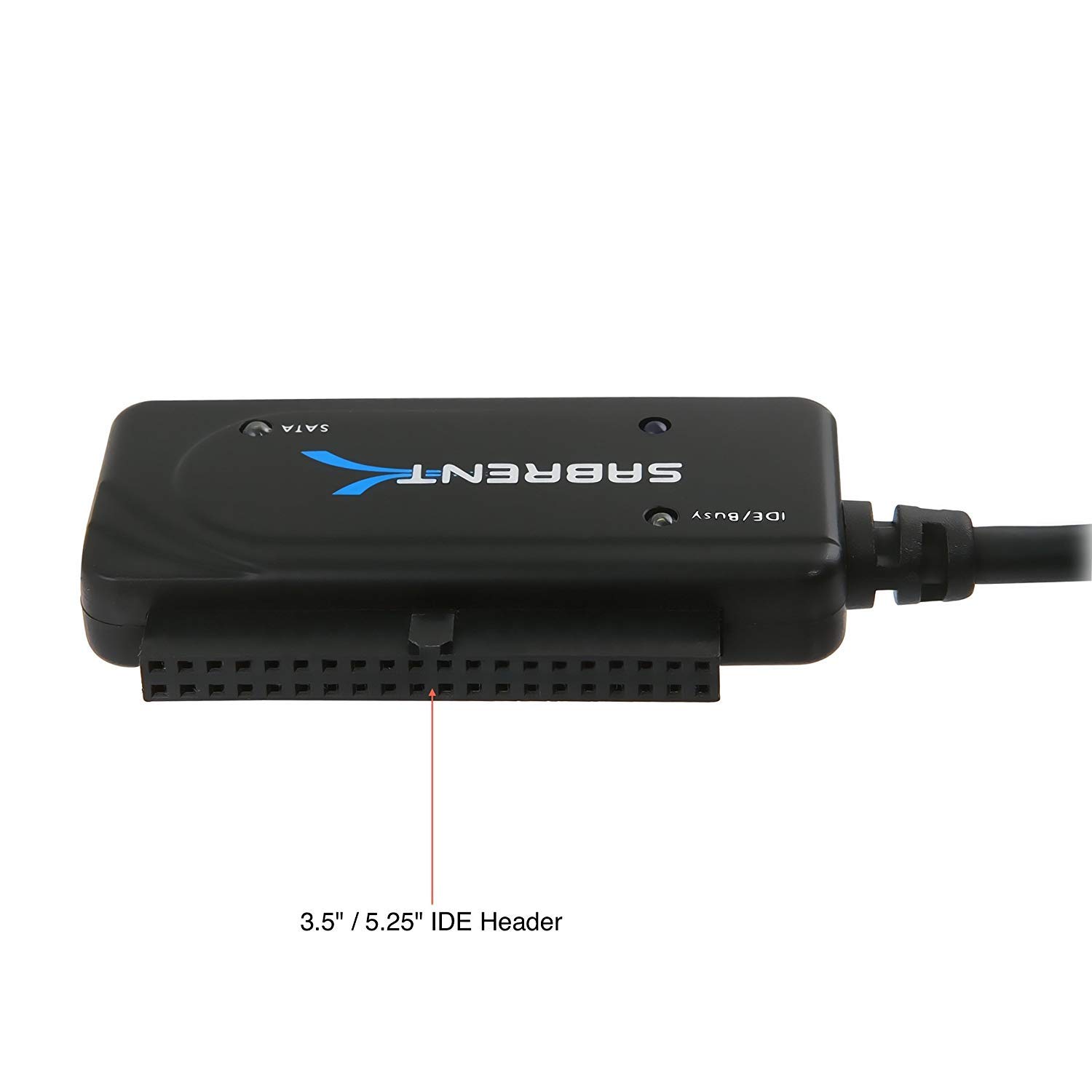 SABRENT USB 3.0 TO SATA/IDE 2.5/3.5/5.25-INCH Hard Drive Converter With Power Supply & LED Activity Lights (USB-DSC8)