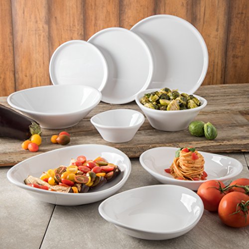 Carlisle FoodService Products Stadia Resuable Plastic Bowl for Home and Restaurant, Melamine, 32 Ounces, White