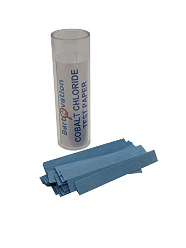 Cobalt Chloride Test Paper [Vial of 100 Strips] for Water, Moisture and Humidity Detection