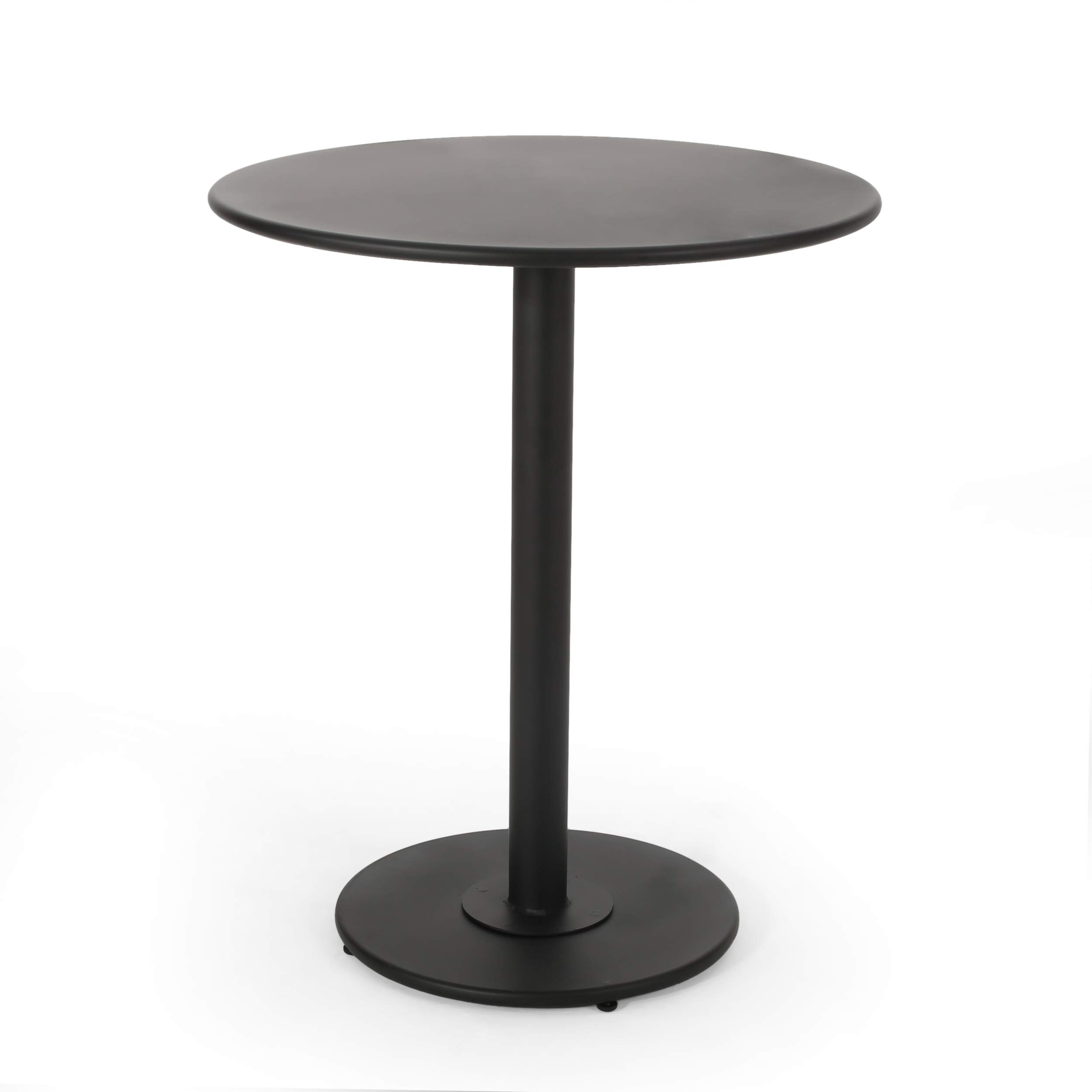 Christopher Knight Home Terra Outdoor Bistro Set, Matte Black