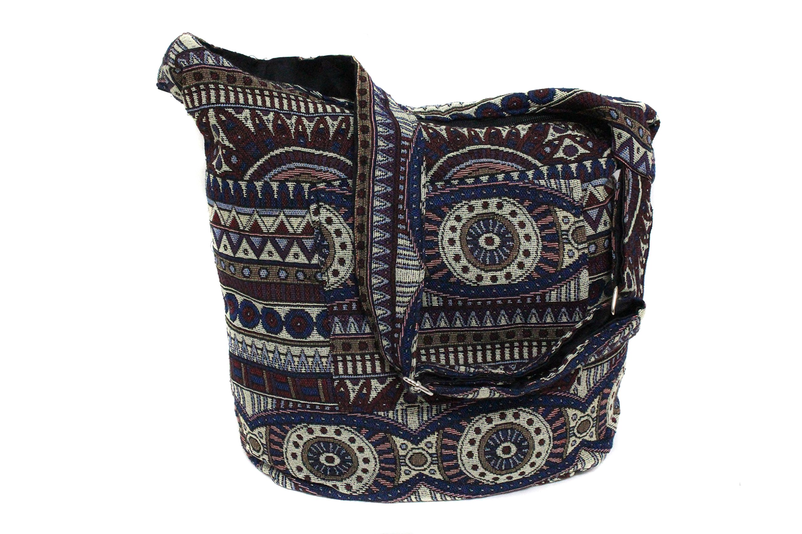 K'Long Brocade - Women Large Cross Body Shoulder Handbags/Purse (Brocade Fabric) … (Cross body L15)